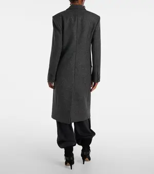 Isabel Marant Étoile Irene Double-breasted Virgin Wool Coat
