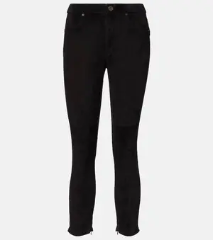 Isabel Marant Dorothea Suede Slim Pants
