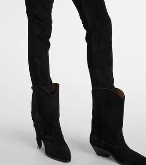 Isabel Marant Dorothea Suede Slim Pants