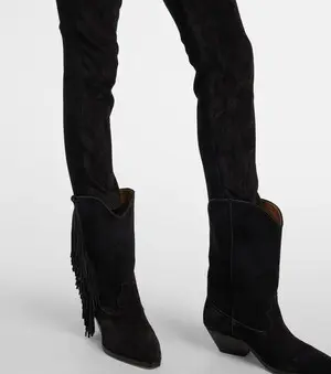 Isabel Marant Étoile Dorothea Suede Slim Pants