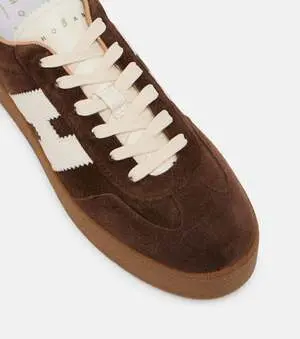 Hogan Suede Platform Sneakers - Brown