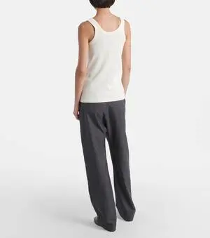 LEMAIRE Cotton Jersey Tank Top - White