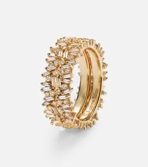 SUZANNE KALAN Icon Midi 18kt Ring Jackets With Diamonds