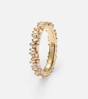 SUZANNE KALAN Icon Midi 18kt Ring Jackets With Diamonds