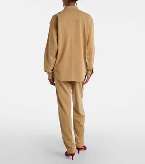 MARANT ETOILE Raquel Cotton Jersey Shirt - Brown