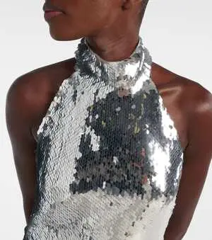 Balmain Sequined Mini Dress