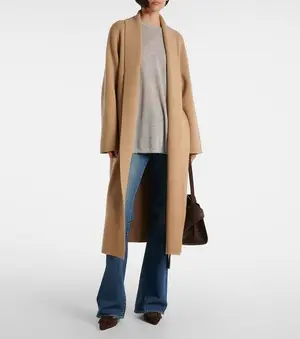 NILI LOTAN Harmon Wool Wrap Cardigan