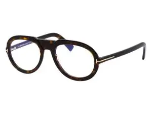 TOM FORD Aviator Eyeglasses - Shiny/dark/havana (ft5756