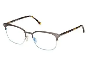 TOM FORD Browline Eyeglasses - Matte Gunmetal/havana (ft5799/b 009)