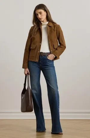 Ralph Lauren Suede Jacket - Vicuna