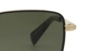 ALLSAINTS Aron 51mm Square Sunglasses - Gold/black Rim