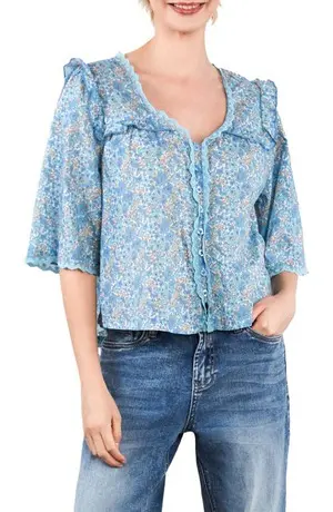 Billy T Floral Tops