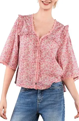 Billy T Floral Tops