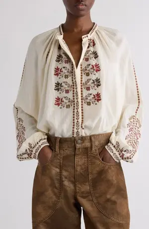 Isabel Marant Embroidered Blouses
