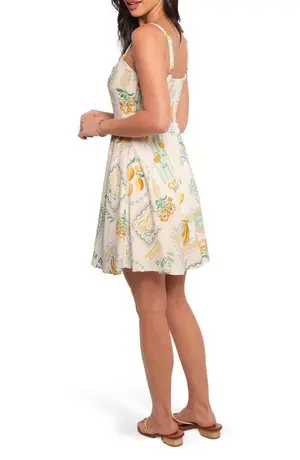 PETAL & PUP Willow Print A-line Mini Dress