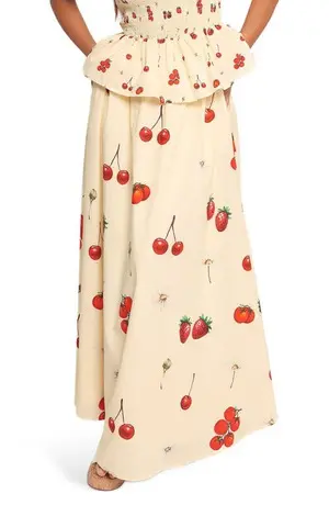 PETAL & PUP Remira Printed Maxi Skirt