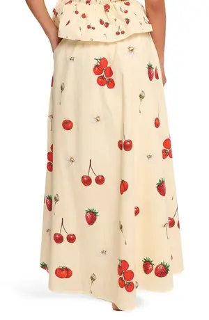 PETAL & PUP Remira Printed Maxi Skirt
