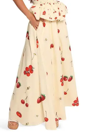 PETAL & PUP Remira Printed Maxi Skirt