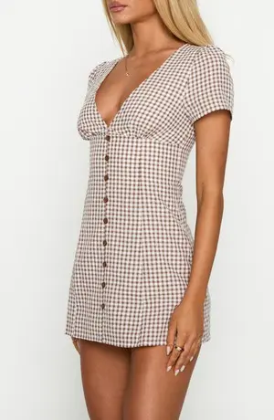 Princess Polly Checked Playsuit