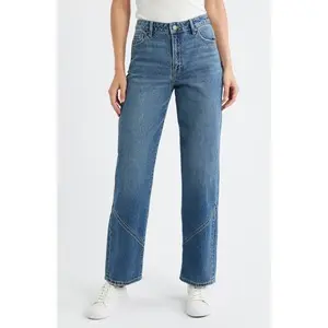 HIDDEN JEANS High-rise Straight Leg Jeans