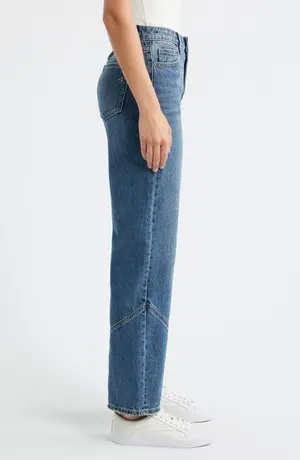 HIDDEN JEANS High-rise Straight Leg Jeans
