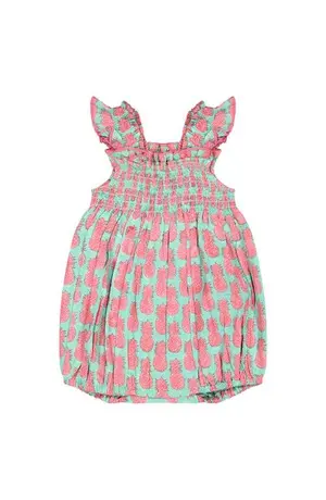 MER ST. BARTH Leila Baby Romper Pineapple Crush Pink
