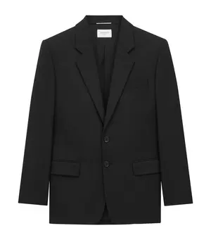 Saint Laurent Wool Single-breasted Jacket