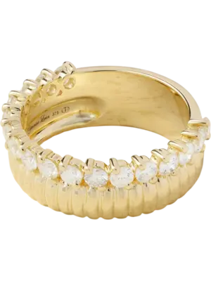 Yvonne Léon 9-karat Diamond Ring - Gold