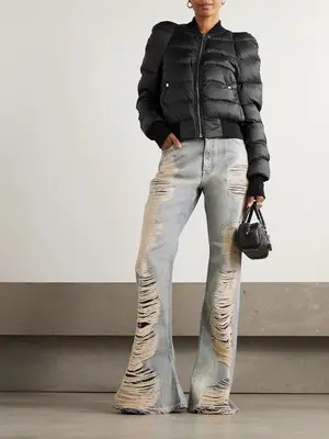 Rick Owens Padded Shell Bomber Jacket