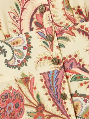 Etro Paisley-print Crepe Midi Shirt Dress