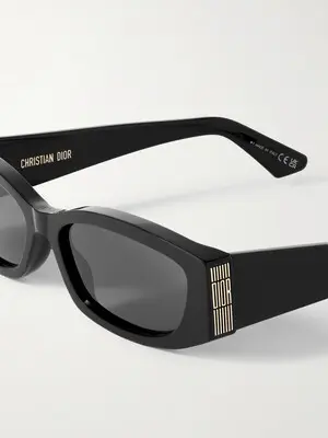 Dior Diorgraphique S1i Rectangular Sunglasses - Black