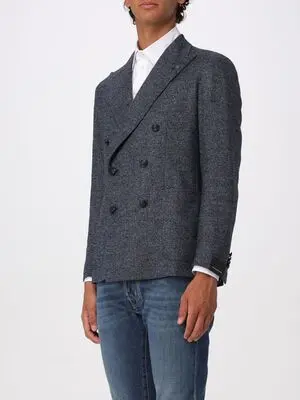 Tagliatore Double Breasted Blazer - Grey