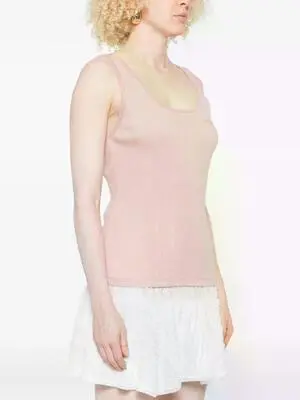 Chloé Embroidered-logo Tank Top