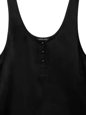 ANINE BING Evy Button-front Tank Top