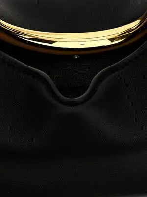 Jacquemus Handbag With Hoop Handle - Black
