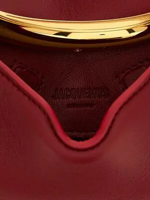 Jacquemus Handbag With Hoop Handle - Red
