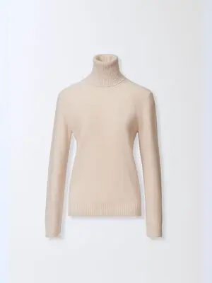 Fabiana Filippi Cashmere Blend Turtleneck Sweater With Embellishments
