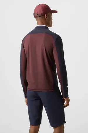 Bogner Giacomo Fleece First Layer - Navy Blue/bordeaux