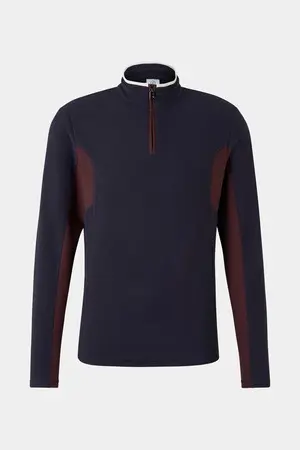 Bogner Giacomo Fleece First Layer - Navy Blue/bordeaux