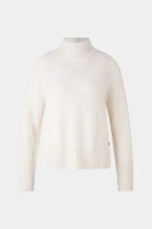 Bogner Lake Turtleneck Pullover - Cream