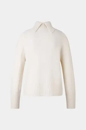 Bogner Lake Turtleneck Pullover - Cream