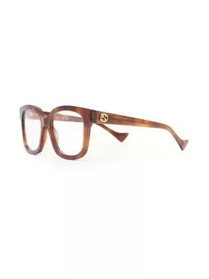 Gucci Tortoiseshell-effect Glasses