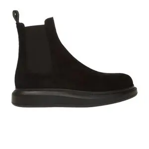 Alexander McQueen Hybrid Suede Chelsea Boots
