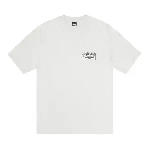 StÜssy Beat Sounds Pigment Dyed Tee - White