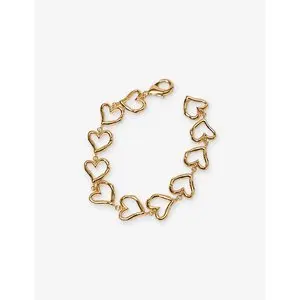 Maje Heart Brass Bracelet