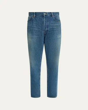 Saint Laurent High-rise Straight-leg Jeans