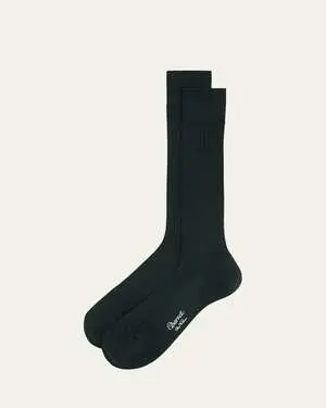 Men's Ribbed Cotton Socks