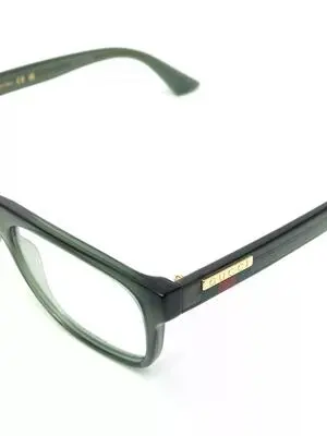 Gucci Square Frame Glasses - Green