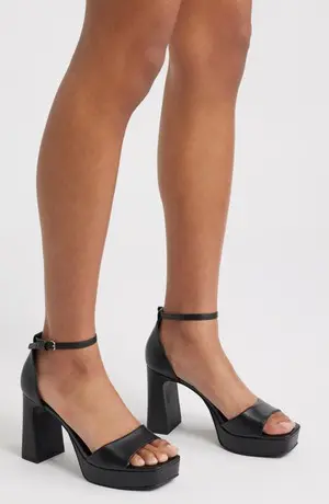 Bp. Helix Platform Ankle Strap Sandal - Black
