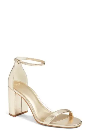 Bp. Livia Ankle Strap Sandal - Gold Light Metallic